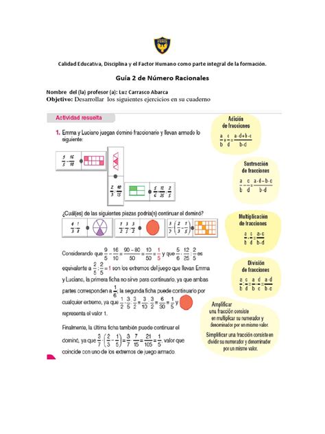 Operaciones Combinadas 3 Eso Ejercicios Y Exámenes Pdf