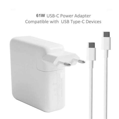 Jual Adaptor Charger Macbook Pro 13 2016 2017 2018 Magsafe 61 Watt Usb