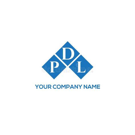 Pdl Letter Logo Design On Black Background Pdl Creative Initials Letter Logo Concept Stock