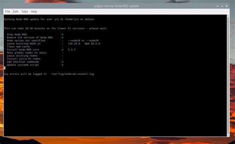 node red install script not completing general node red forum
