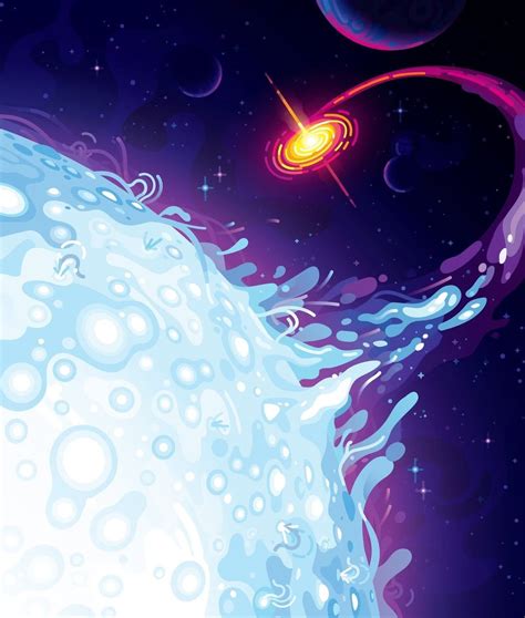 Pin Oleh Ohwow Di App Ui Di Seni Luar Angkasa Ilustrasi Seni