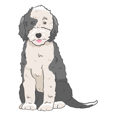Design Png E Svg De Cachorro Preto E Bege Sentado Para Camisetas