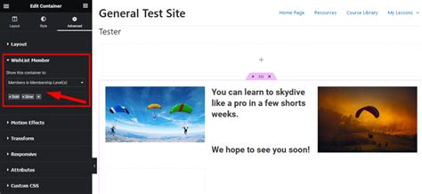 Elementor Integration With Wishlist Member Wordpress Membership