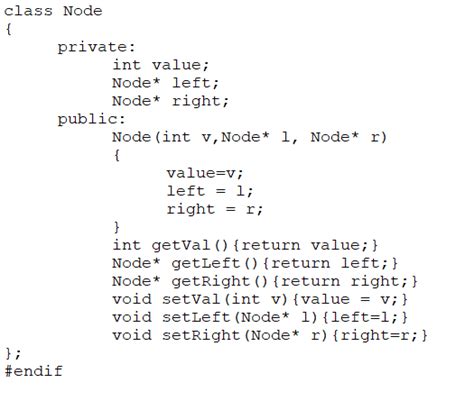 Solved Class Node Private Int Value Node Left Node Chegg Com