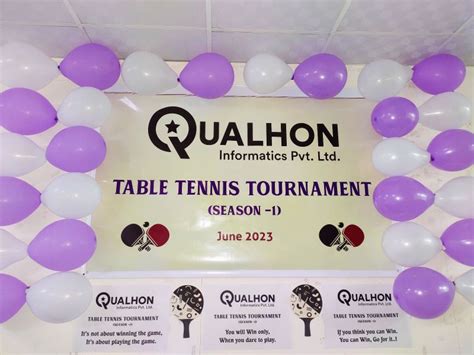 Tabletennis Tournament Funactivity Employeeengagement Qualhon Qualhoninformatics
