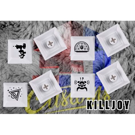 ๑PBT Keycaps Dsa 1u Valorant Keycaps Killjoy Skills 1set 4pcs Shopee Philippines