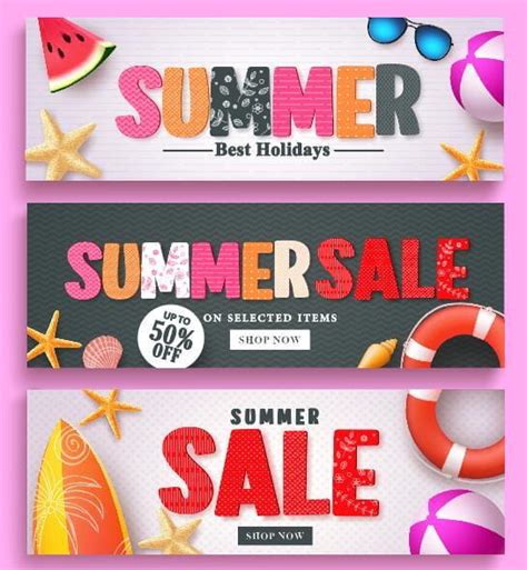 여름 세일 50 할인 배너 종려 나무 잎 스마트 폰 및 풍선 플라밍고 Eps Uidownload