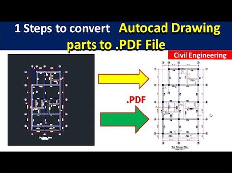 How To Convert Autocad Drawing To PDF File Part Of Drawing To Pdf In