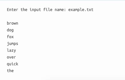 Solved In Python Write A Program That Inputs A Text File Chegg