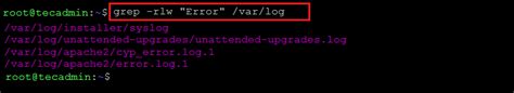 How To Find All Files Containing Specific Text In Linux TecAdmin