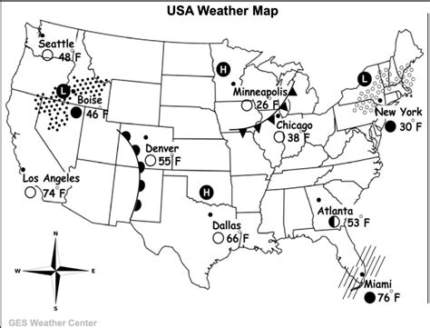 Weather Map Practice Diagram Quizlet