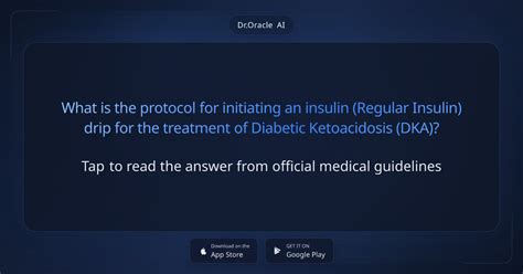 What Is The Protocol For Initiating An Insulin Regular Insulin Drip What Is The Protocol For Initiating An Insulin Regular Insulin Drip