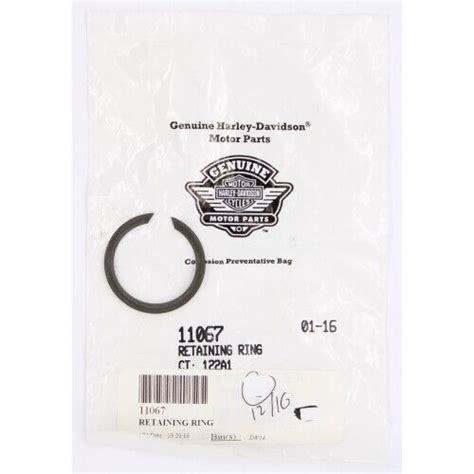 Harley Davidson Retaining Ring Part Number 11067 Ebay