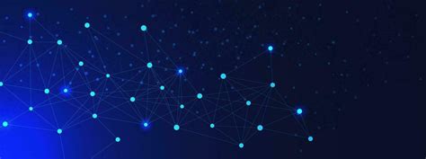 Abstract Connecting Dots And Lines Molecular Technology With Polygonal Shapes Network