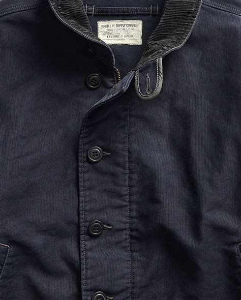 Ralph Lauren Rrl Jungle Cloth Deck Jacket In Blue Endource