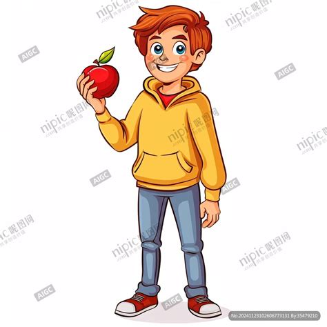Ai创作图苹果插画人物 苹果男孩 小孩捧苹果 小苹果卡通形象 卡通男生形象设计 吃苹果小朋友 红色男孩插画 男生卡通形象设计 卡通卖水果的小哥哥 手绘卡通红苹果 男生卡通人物形象 苹果男士