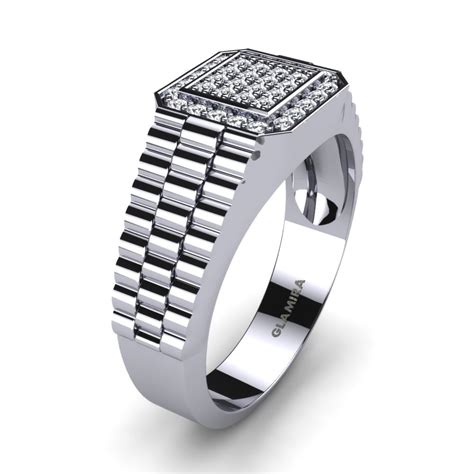 Kaufen Sie Herrenring Ramses Mit 0 288 Karat Diamant Rund Weiß Silber Glamira De