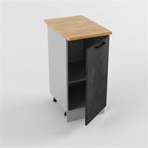 Шкаф нижний 400 Лофт купить в интернет магазине — Фабрика «Уютная Кухня