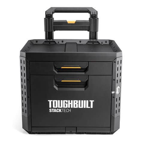 Stacktech 2 Drawer Rolling Locking Box Toughbuilt Australia Stacktech 2 Drawer Rolling Locking Box Toughbuilt Australia