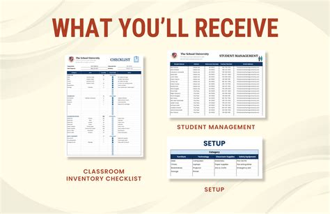 Classroom Inventory Checklist Template In Excel Google Sheets Download Template Net