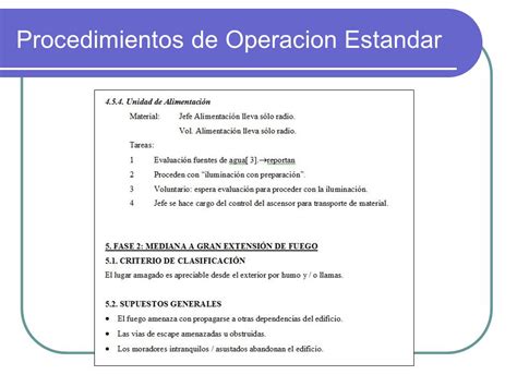 Procedimientos/Guias de Operación Estándar - ppt descargar