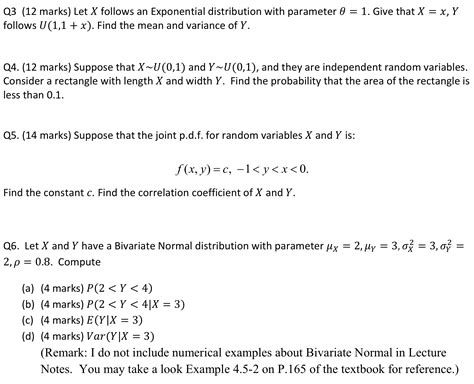 Solved Q Marks Let X Follows An Exponential Chegg Com