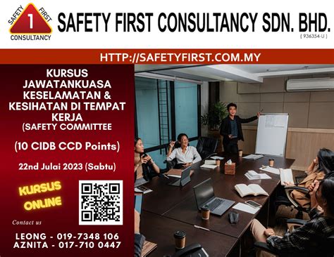 Kursus Mata Ccd Cidb 10 Points Safety First Consultancy
