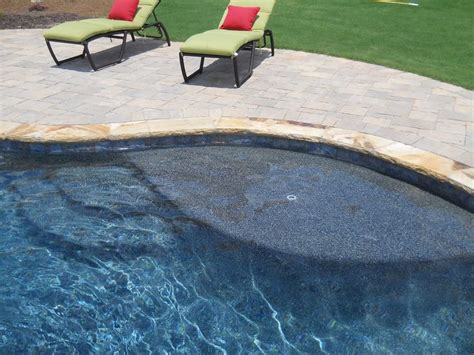 Deep Sea Blue Pool Finish Ocean Inspired Backyard Decor