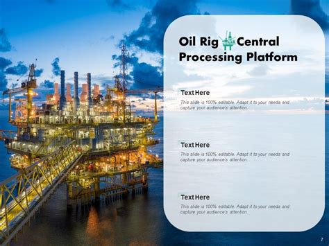 Drilling Rig Evening View Oil Rig Ppt Powerpoint Presentation Complete Deck