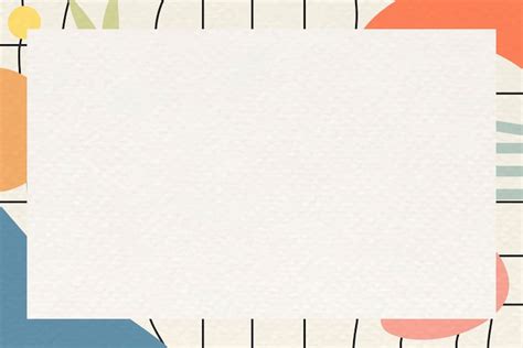 Premium Vector Abstract Botanical Frame Template Vector