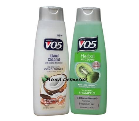 Vo5 Herbal Escapes Clarifying Shampoo And Island Coconut Conditioner