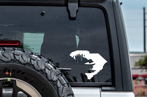 Vinyl Gamecock In State Decal Sticker Free Shipping Many Sizes