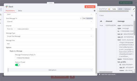 Cant Make Reply To Message In Slack Known Issues N8n Community