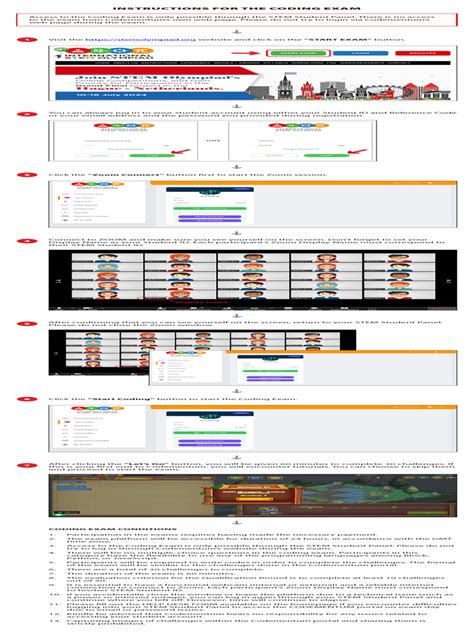 Instructions For The Coding Exam Pdf Login Websites