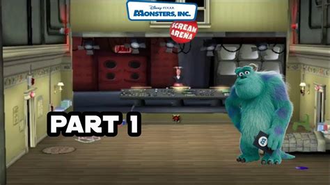 Monsters Inc Scream Arena Simulation Room Sully Part 1 Youtube