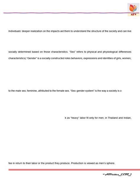 Chap 2 Sex Sexuality Gender Pdf