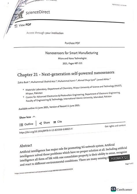 Pdf Next Generation Self Powered Nanosensors