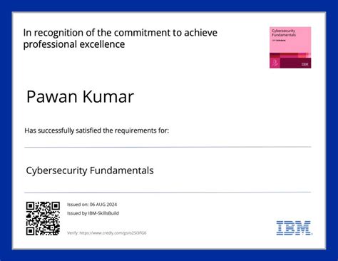 Completed Cybersecurity Fundamentals Course Pawan Kumar Posted On The Topic Linkedin
