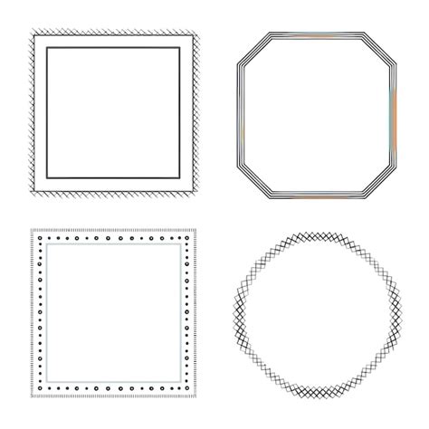 Premium AI Image Premium Digital Design Assets For Line Border Design PowerPoint Elements Web