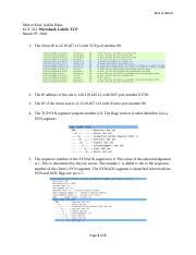 ECE333 Lab 6 Docx Ruiz Hatzis Milton Ruiz Iraklis Hatiz ECE 333 Wireshark Lab 6 TCP March