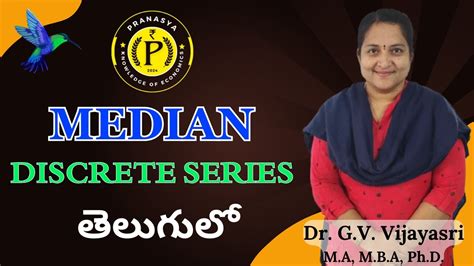 Median Discrete Series Youtube