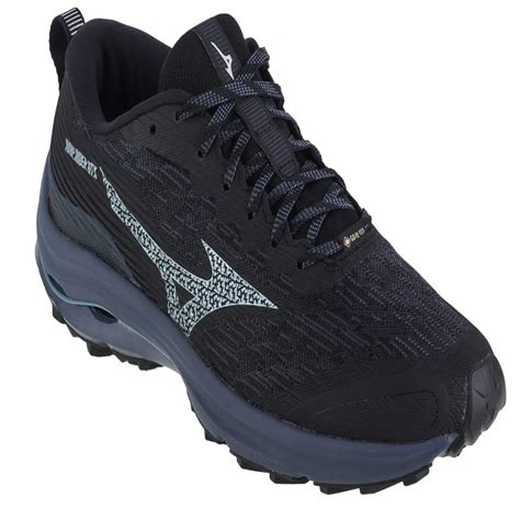 Mizuno Wave Rider Gtx Trail Running Shoes Black Runnerinn