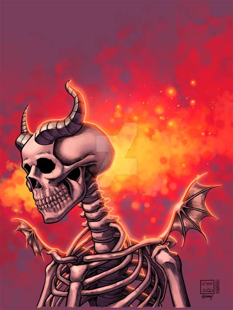 Devil Skeleton By Jason Lenox On Deviantart