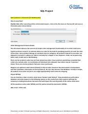 Guide To Understanding SQL Project Queries Course Hero