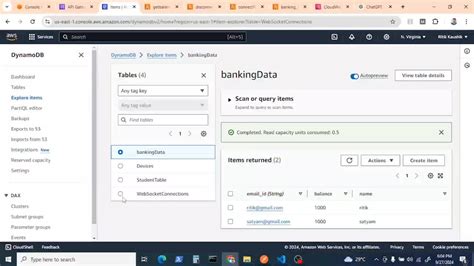 ritik kaushik on linkedin aws websockets dynamodb s3