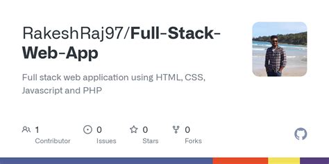 GitHub RakeshRaj97 Full Stack Web App Full Stack Web Application Using HTML CSS Javascript