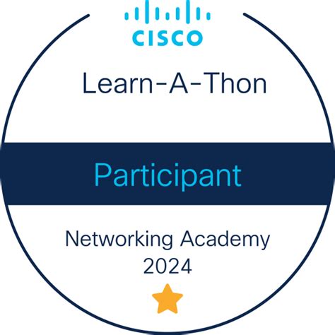 Networking Academy Learn A Thon 2024 Credly