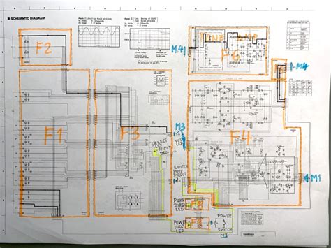 Yamaha Ax 870 Ax 890 Schematic Overview Function Pcbs Marked Ax870 Ax890 Function Marked