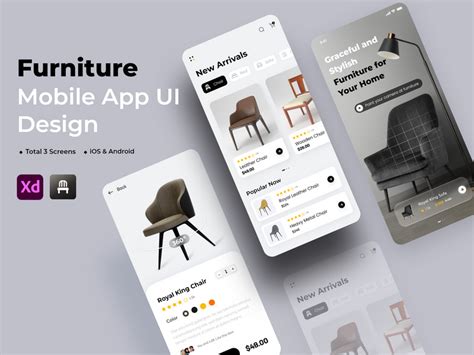 Furniture Mobile App Ui Design By Iammohin ~ Epicpxls