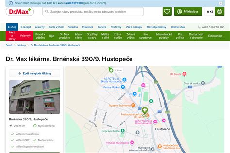 Pobočky Dr Max Lékárna Jihomoravský Kraj • Firmy Cz
